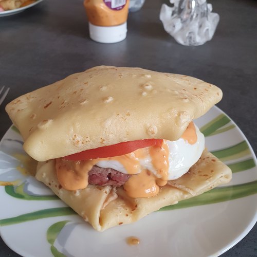 Recette Crêpe burger sur Chefclub original | chefclub.tv