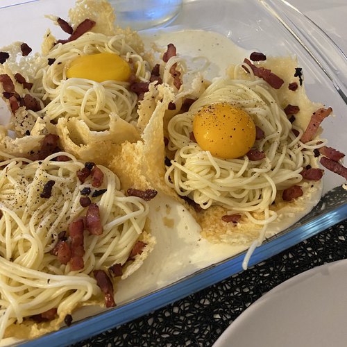 Recette Spaghetti carbonara deluxe sur Chefclub original | chefclub.tv