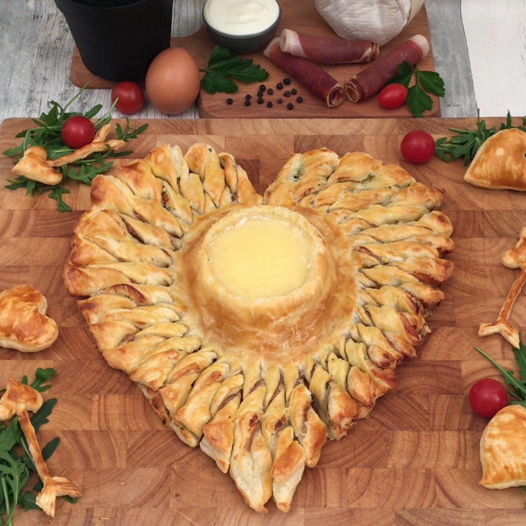 Receta Corazón de hojaldre y otras recetas Chefclub original | chefclub.tv