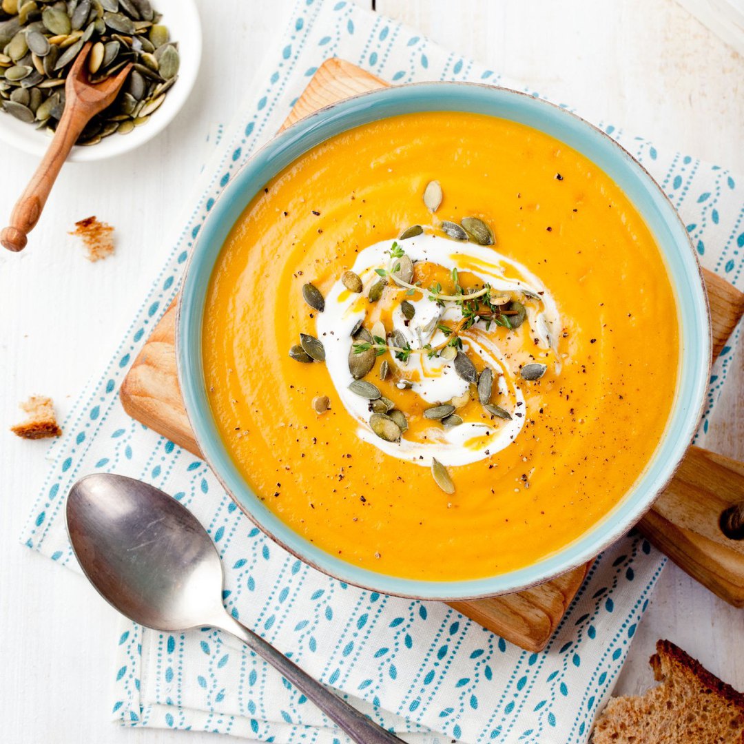 Soupe de potiron à la muscade sur Chefclub daily | chefclub.tv