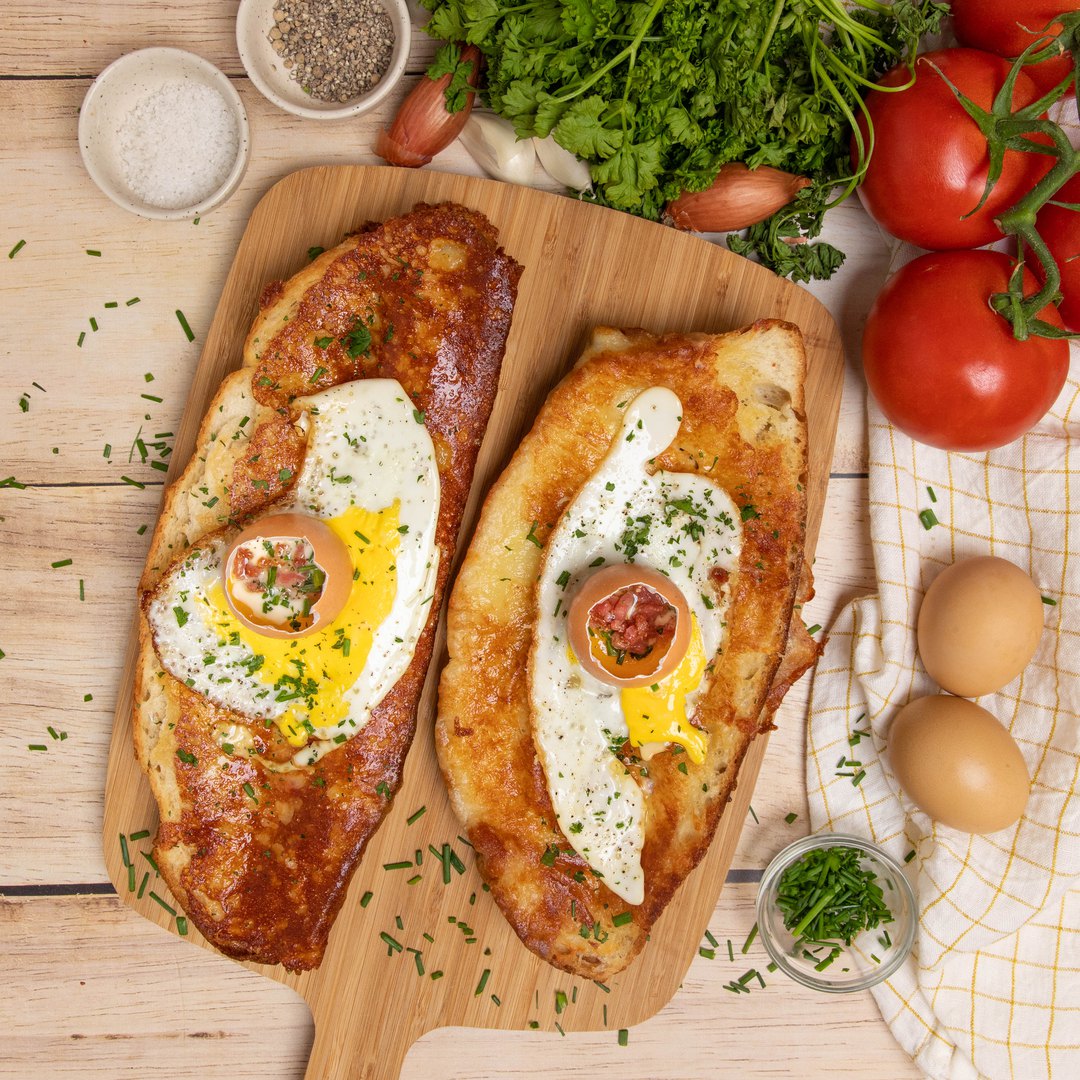 Toast mit Eiern Rezept auf Chefclub original | chefclub.tv