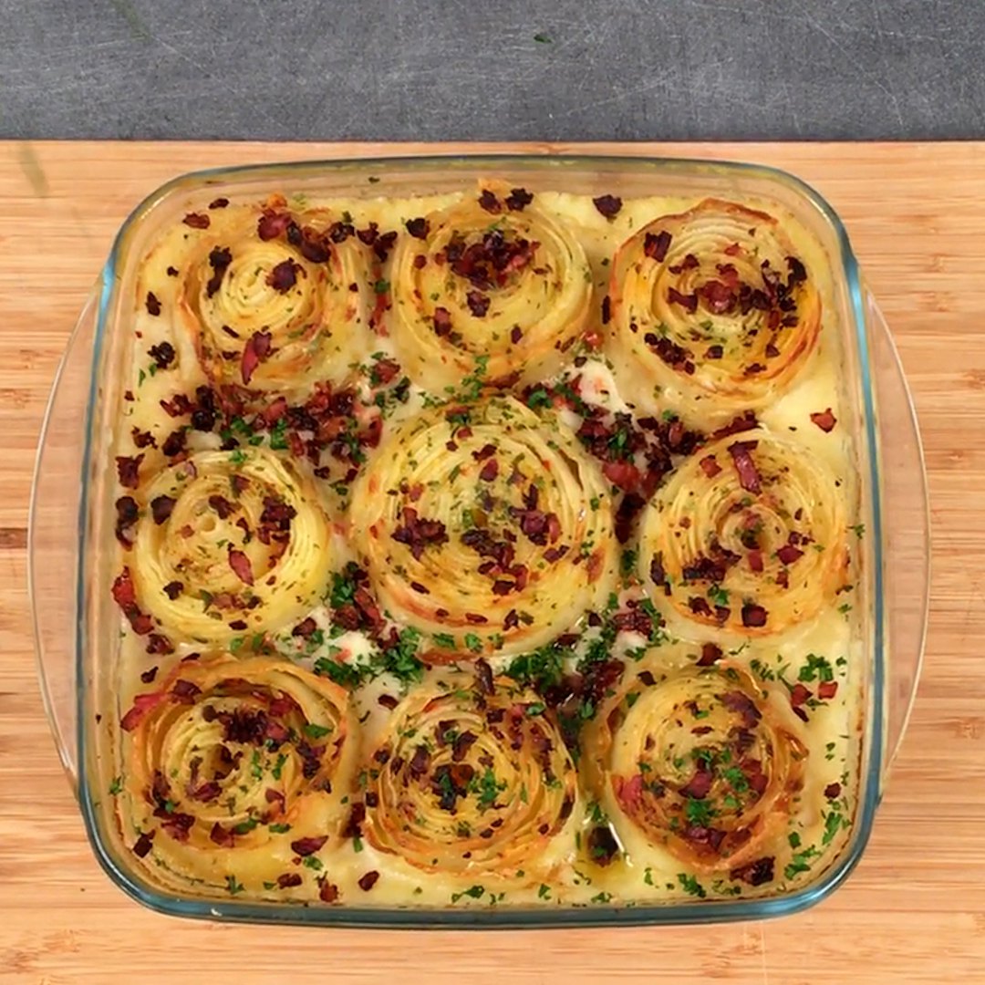 Recipe Blooming Potato Casserole and other Chefclub recipes original ...