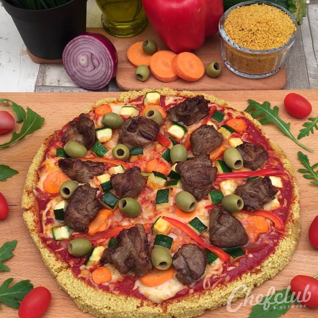 Recipe Moroccan Pizza and other Chefclub recipes original | chefclub.tv