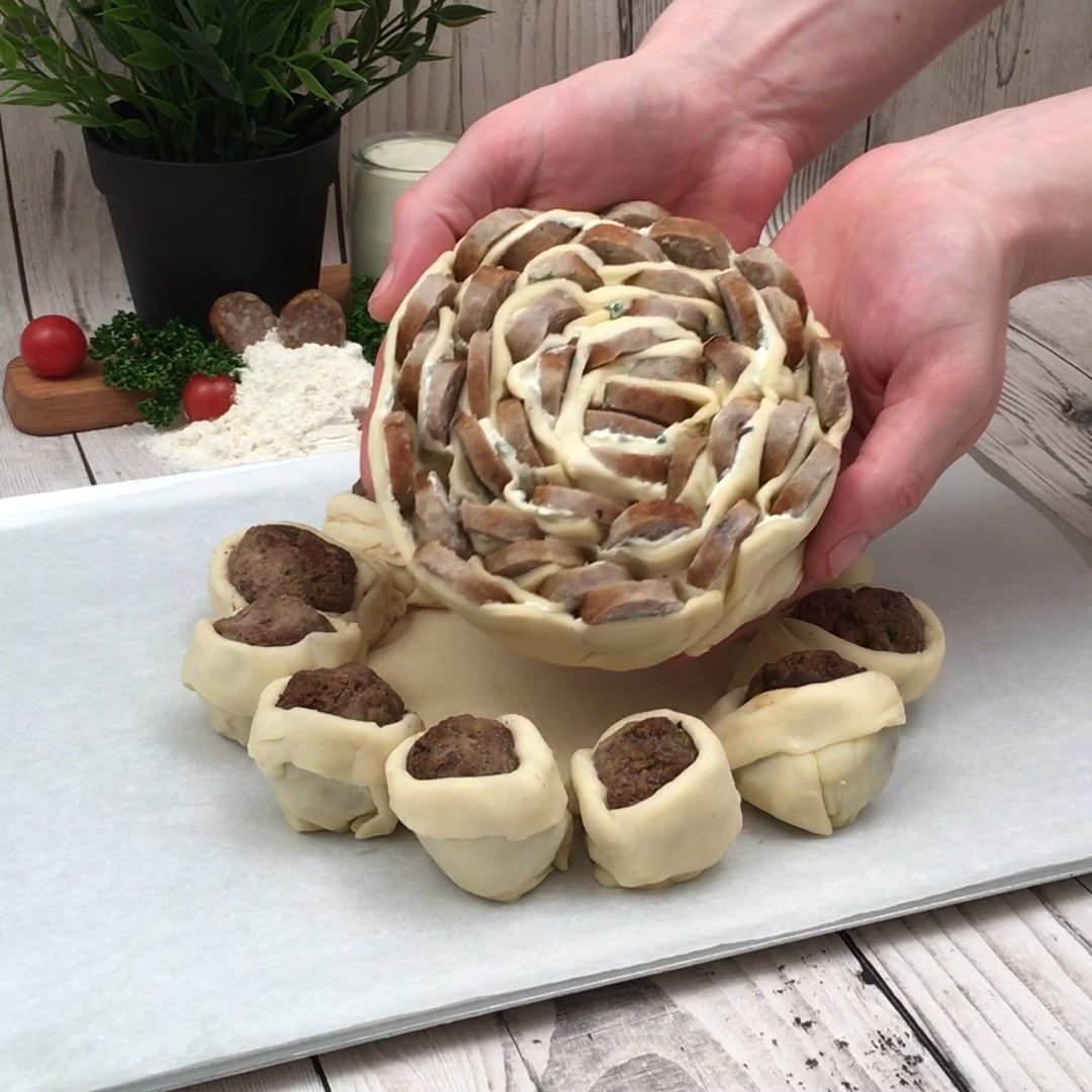 Recipe Blooming Meat Flower by Chefclub original | chefclub.tv