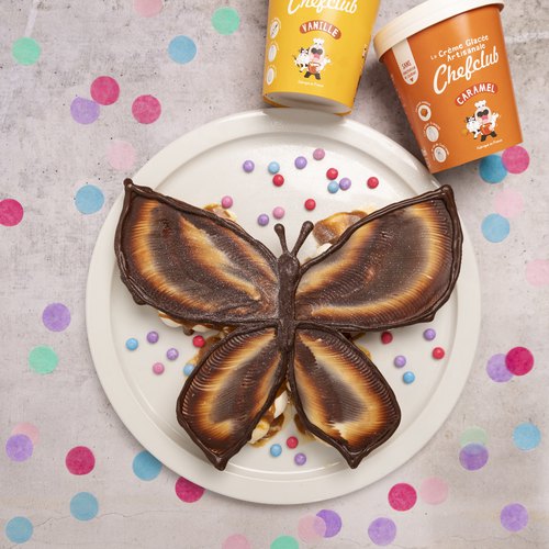 Papillon chocolaté sur Chefclub original | chefclub.tv