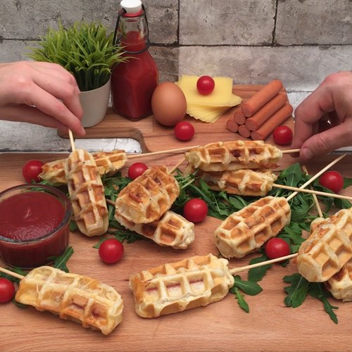Recette Gaufre-apéro sur Chefclub original