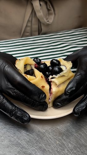 Receta Cheesecake Envuelto en Crepa en Chefclub original | chefclub.tv