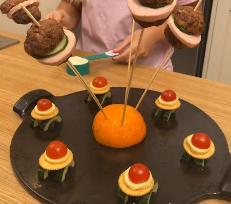 Solar System Snack recipe videos for kids by Chefclub | chefclub.tv