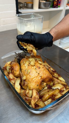 Receita Casserole de Frango Assado com Popovers no Chefclub original ...