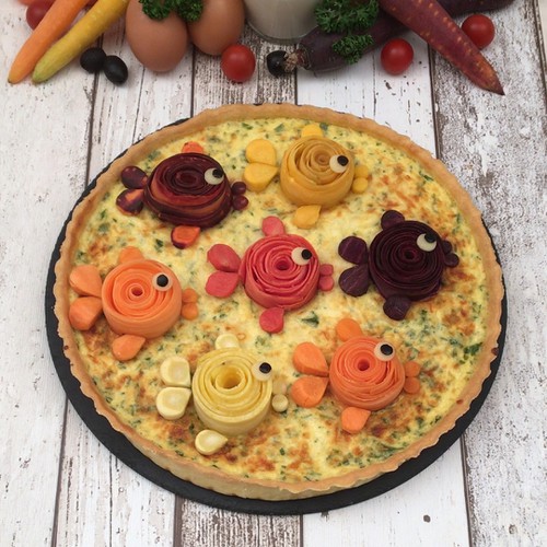 Quiche petits poissons bonne mine : la recette en vidéo par Chefclub