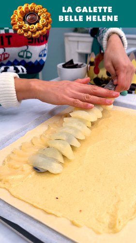 Pear Belle-Hélène King Cake! Queen Helen :) recipe by Chefclub US ...