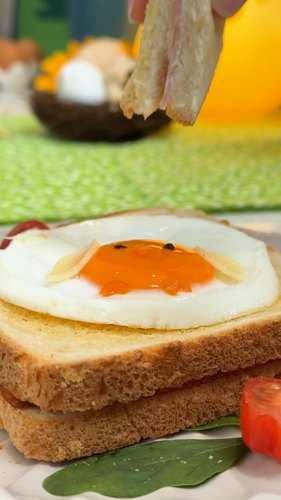 Chicken croque madame recipe videos for kids by Chefclub | chefclub.tv