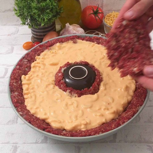 Rezepte: Mett & Käse Ring